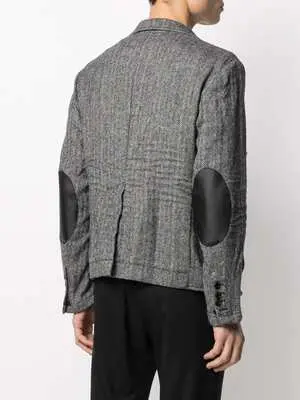 Dsquared2 Herringbone Print Wool Blazer