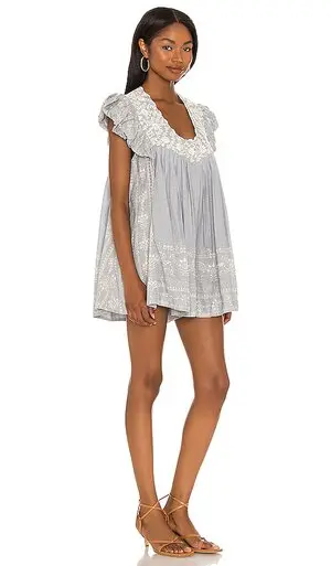 Free People Cutie Pie Romper In Slate
