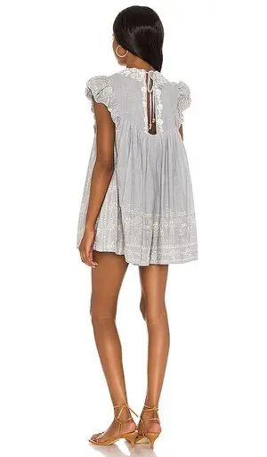 Free People Cutie Pie Romper In Slate