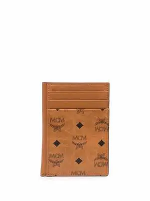 Mcm Monogram-print Card Holder