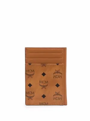 Mcm Monogram-print Card Holder