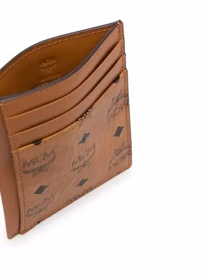 Mcm Monogram-print Card Holder