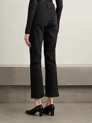 Khaite Abigail High-rise Straight-leg Jeans - Black