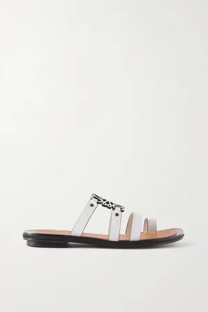 Loewe Anagram Leather Sandals
