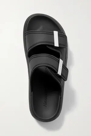 Alexander McQueen Rubber Hybrid Sandals