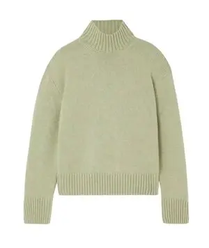 Loro Piana Parksville Cashmere Turtleneck Sweater - Green