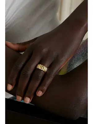 ANITA KO Large Zoe 18-karat Ring