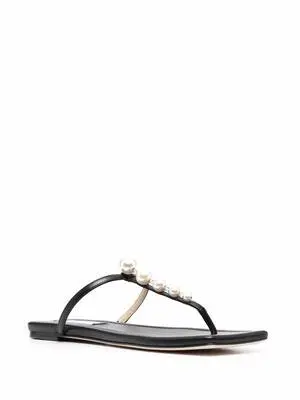 JIMMY CHOO Alaina Pearl-embellished Sandals