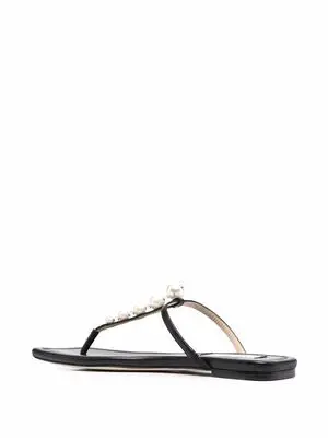 JIMMY CHOO Alaina Pearl-embellished Sandals