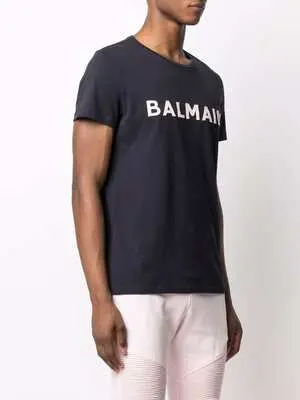 Balmain Logo Appliqué T-shirt