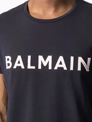 Balmain Logo Appliqué T-shirt