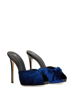 GIUSEPPE ZANOTTI 120mm Knot-detail Sandals