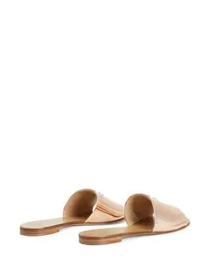 GIUSEPPE ZANOTTI Shirley Metallic Sandals - Pink