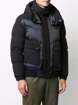 MOORER Dark Padded Down Jacket