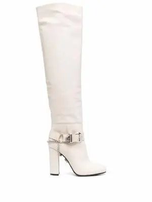 Philipp Plein Buckle-detail Knee-high Boots