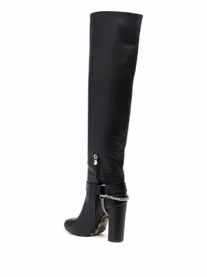 Philipp Plein Buckle-detail Knee-high Boots