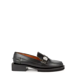 GANNI 40 Leather Loafers
