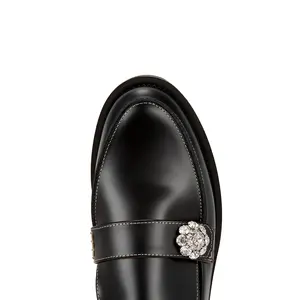 GANNI 40 Leather Loafers