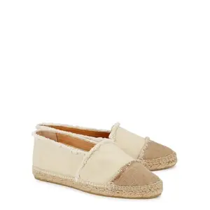 CastaÑer Kampala Ecru Canvas Espadrilles