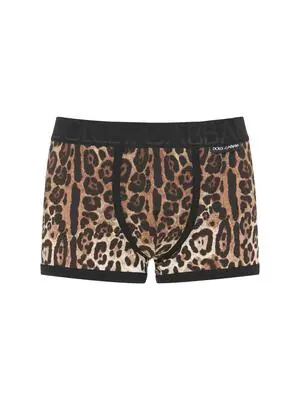 Dolce & Gabbana Logo Print Jersey Boxer Briefs