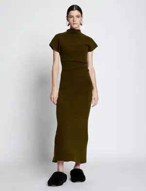 dark green wool dress Winter Wool Dress, Wool Wrap Dress, Winter Dress for Women, Plus Size Clothing, Long Sleeve Wool Dress, Formal Fall Dress, Wool Clothing, XL / Black