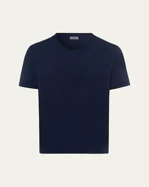 Hanro Casual V-neck T-shirt Navy