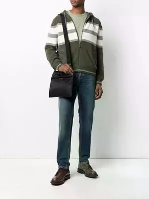 Herno Zipped Hooded Cardigan