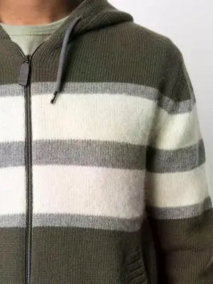 Herno Zipped Hooded Cardigan