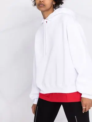 Alexander Wang Logo-print Hoodie - White