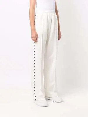 GOLDEN GOOSE Star-print Track Pants - Neutrals