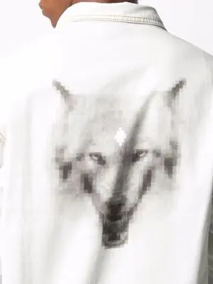 COUNTY OF MILAN Cross Wolf Long-sleeve Shirt