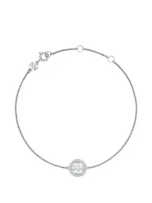 Tory Burch Icon Pavé Chain Bracelet - Silver