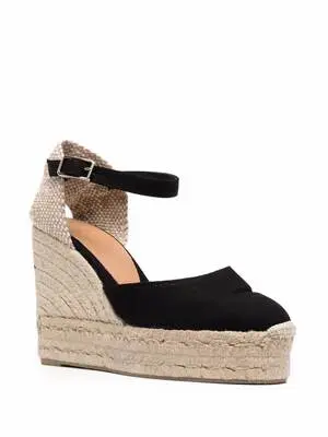 CastaÑer 115mm Carol Espadrilles - Black