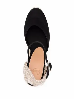 CastaÑer 115mm Carol Espadrilles - Black