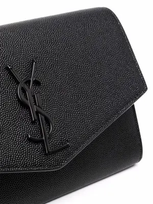 Saint Laurent Envelope Leather Clutch Bag