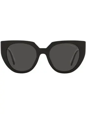 Prada Prada Eyewear Bicolour Cat-Eye Sunglasses Black