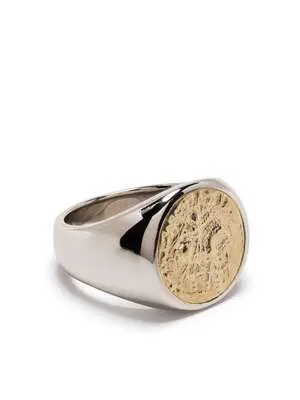 Tom Wood Coin Signet Ring - Silver