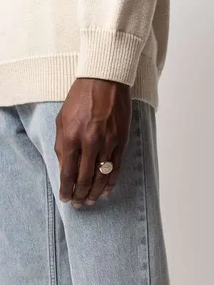 Tom Wood Coin Signet Ring
