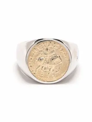 Tom Wood Coin Signet Ring