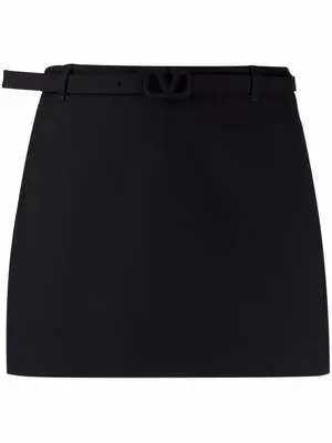 Valentino Garavani High-waisted Belted Skirt