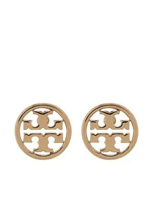 Tory Burch Miller Round Stud Earring - Gold