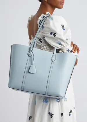 Tory Burch Perry Grained Leather Tote