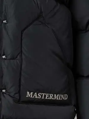 MASTERMIND WORLD Leather-panelled Puffer Coat