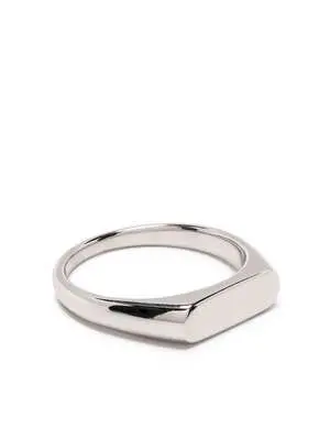Tom Wood Knut Signet Ring - Silver
