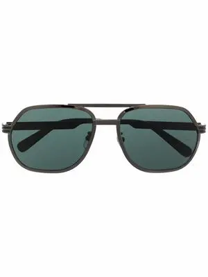 Gucci Pilot-frame Tinted Sunglasses - Grey