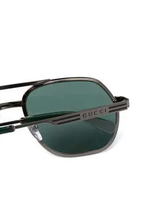 Gucci Pilot-frame Tinted Sunglasses