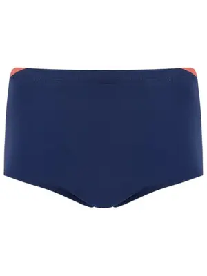 AMIR SLAMA Panelled Trunks - Blue