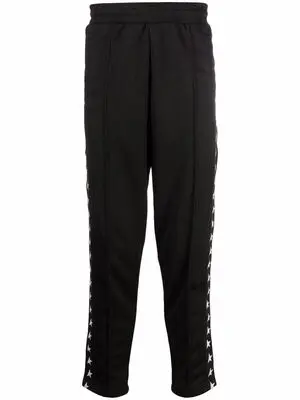 GOLDEN GOOSE Star-print Track Pants - Black