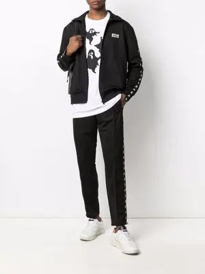 GOLDEN GOOSE Star-print Track Pants - Black