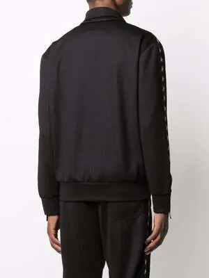 GOLDEN GOOSE Logo-print Zip-fastening Sweatshirt - Black